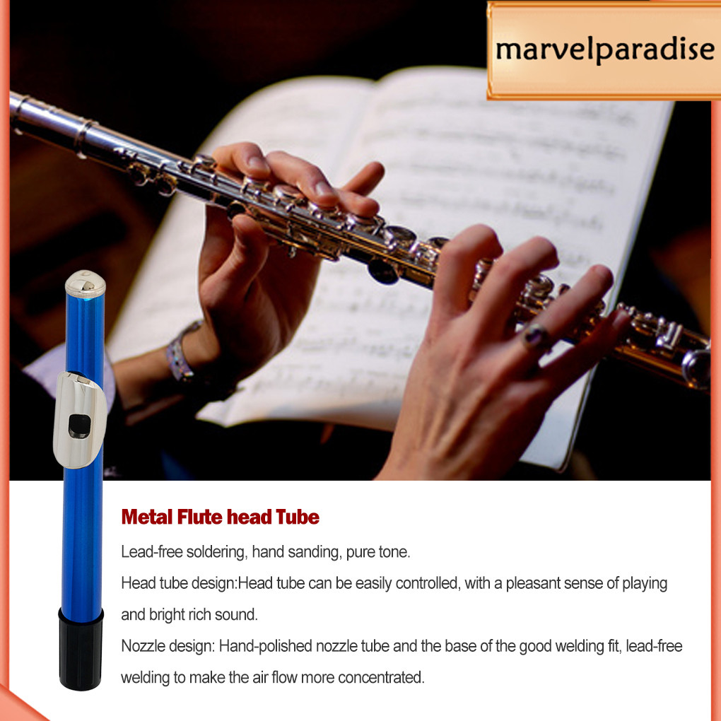 【Mapde】Practical 16-Holes Clarinet Flute Head Multi-color Metal ...