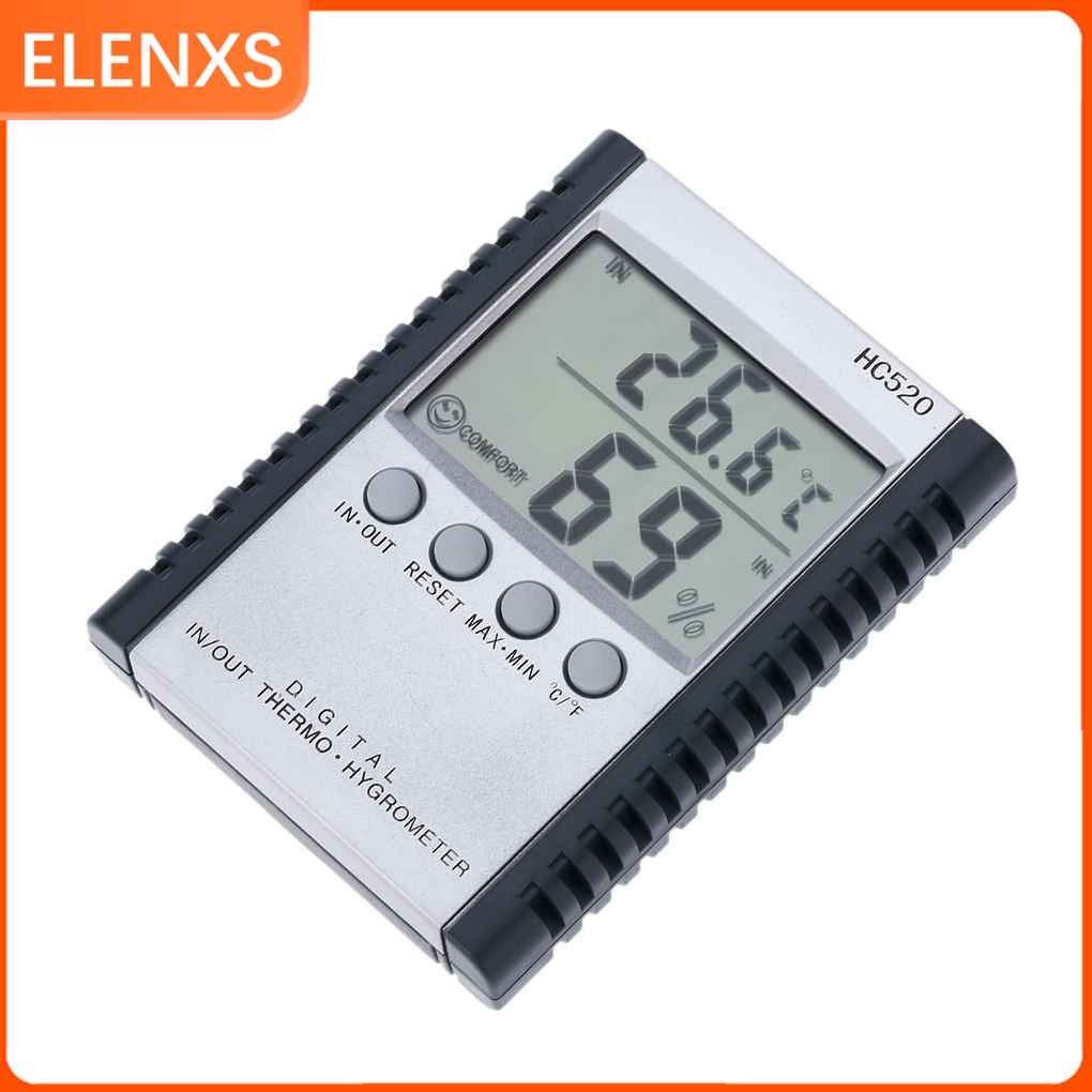 HC520 Digital In/Out Thermometer Hygrometer Temperature Sensor Meter ...