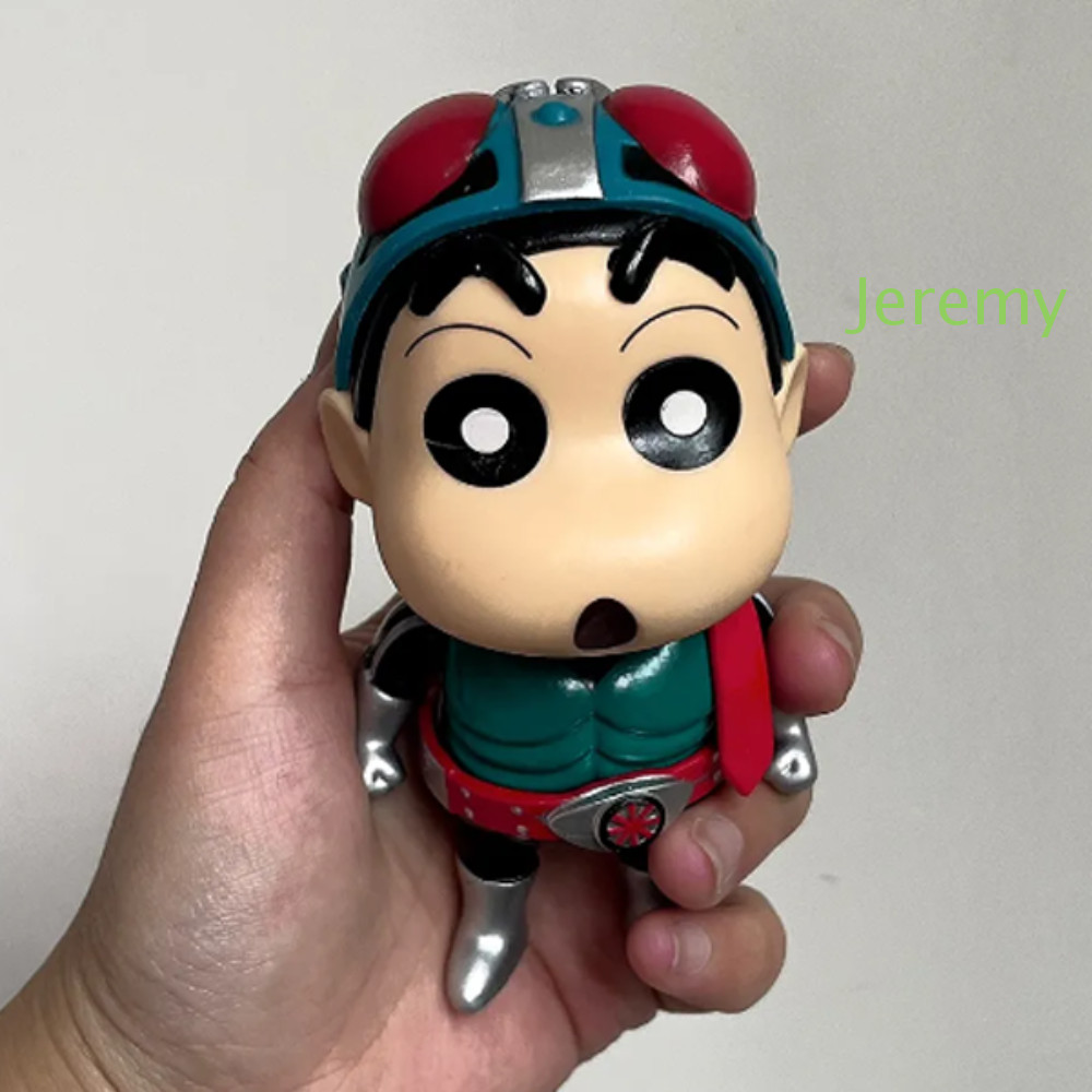 JEREMY1 Crayon Shin-Chan Figure, PVC Doll Superman Crayon Shin-Chan ...