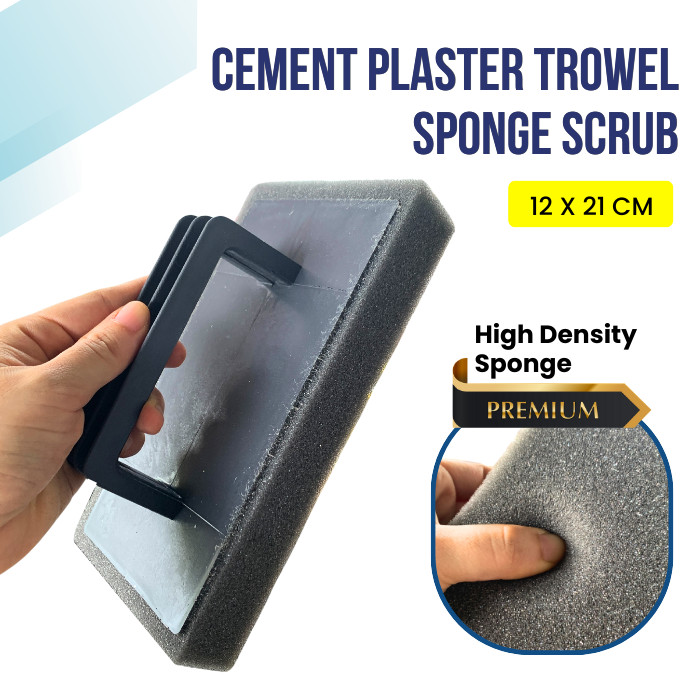[Tukang] PREMIUM Cement Plaster Trowel, High Density Sponge, Span Gosok ...