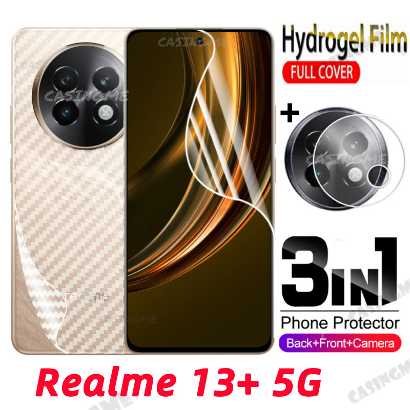 Realme 13+ 5G 2024 Front Back Full Cover Protection Hydrogel Film For ...