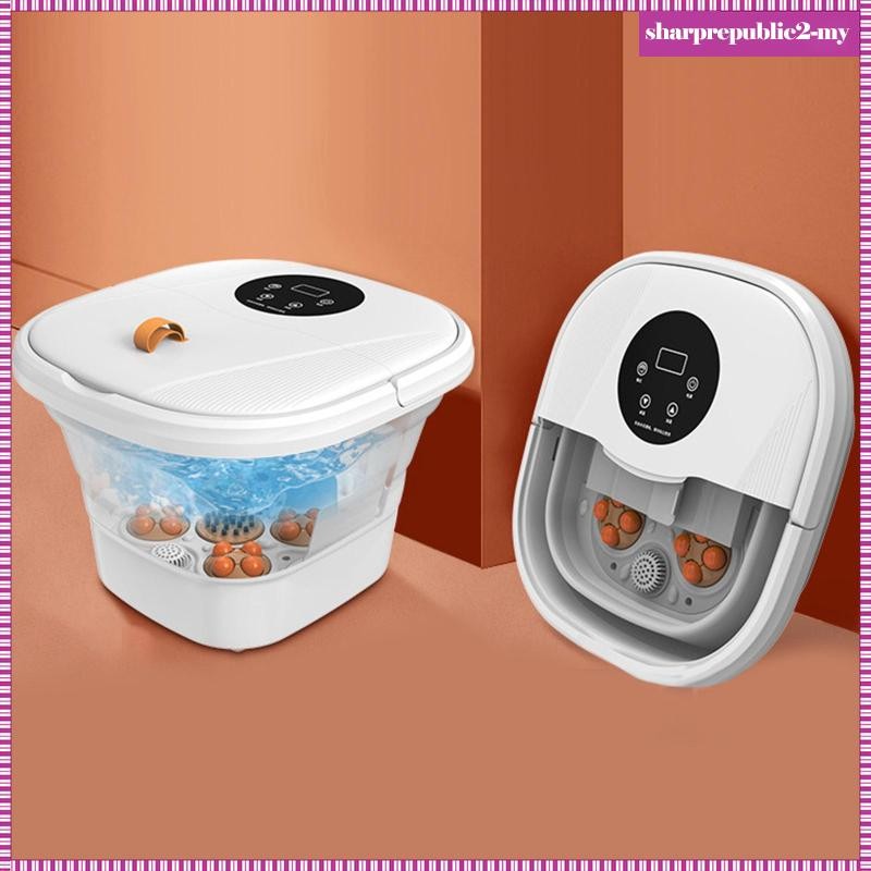 [SharprepublicefMY] Foot SPA Foot Bath Tub Folding with Heat Control ...