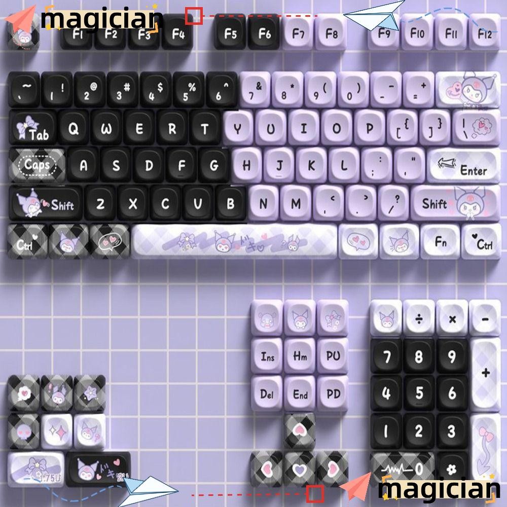 MAGIC Sanrio Keycaps, Kuromi PBT Cinnamoroll Keyboard Cap, Kawaii MCA ...