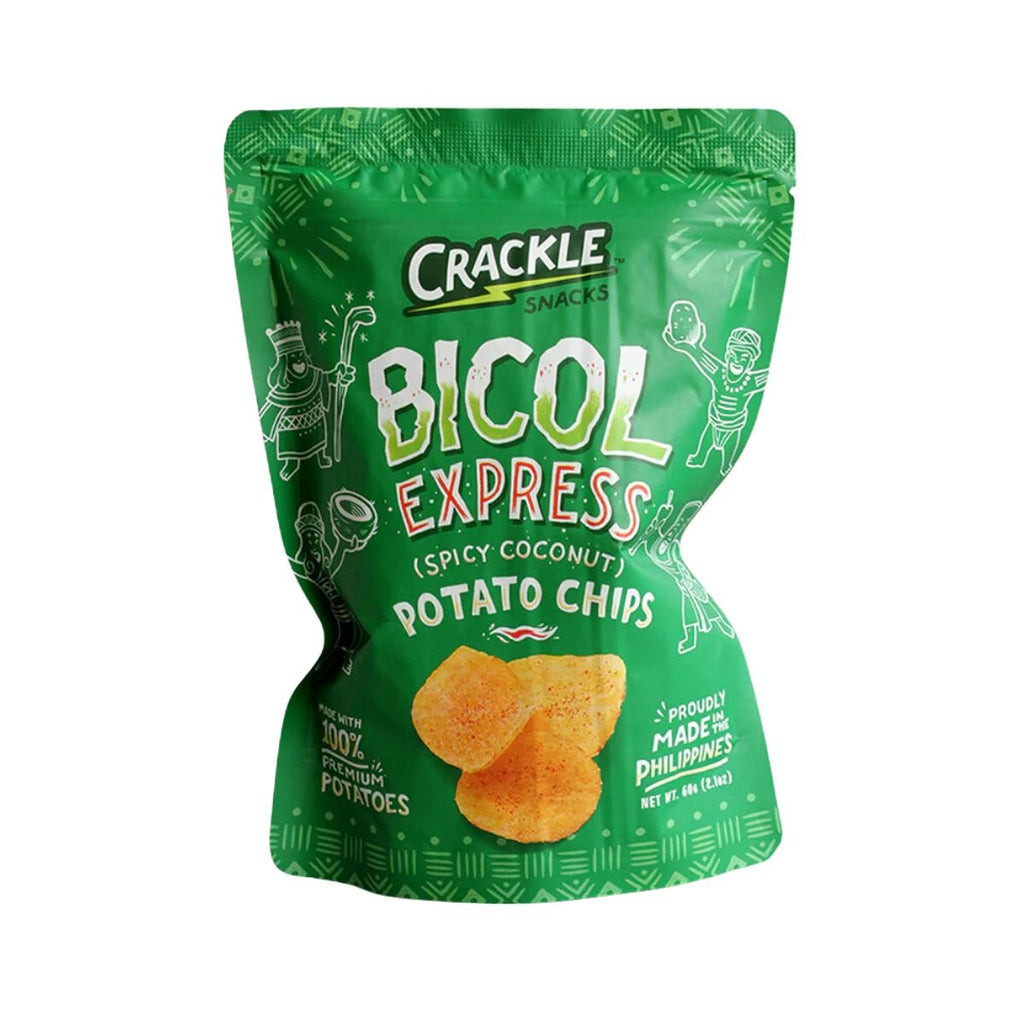 Crackle Bicol Express Potato Chips 140g | Shopee Malaysia