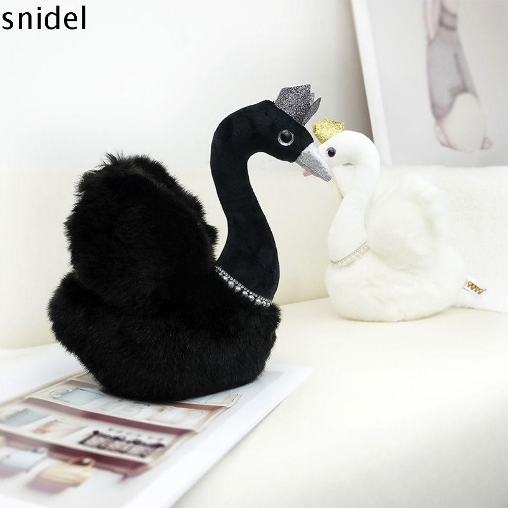SNIDEL Queen Swan Plushie, Stuffed Animal Simulation Swan Plush Toy ...