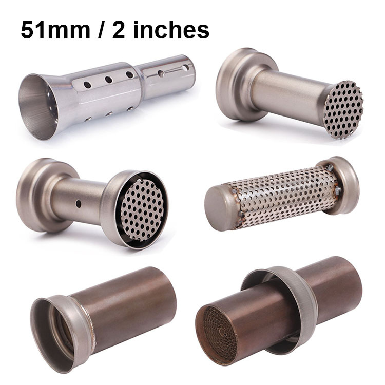 Universal 51mm Motorcycle Exhaust Pipe Silencer DB Killer Exhaust ...