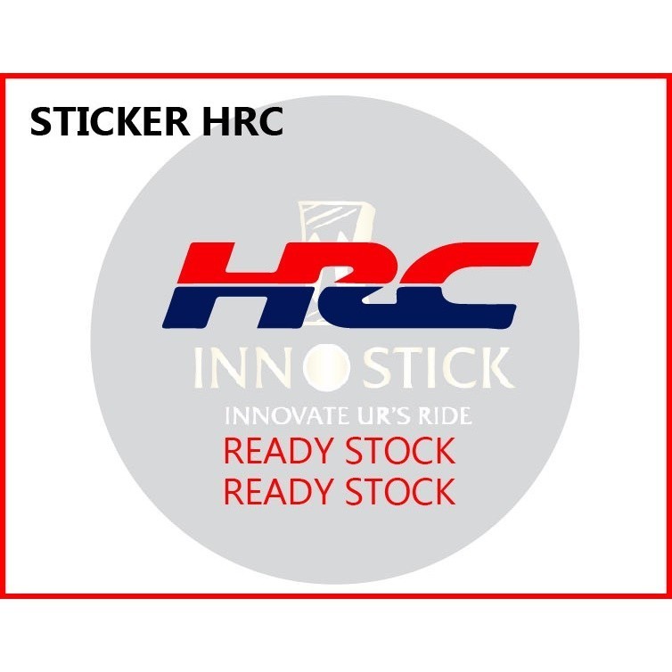 Sticker HRC Honda Racing Motor Sticker | Shopee Malaysia