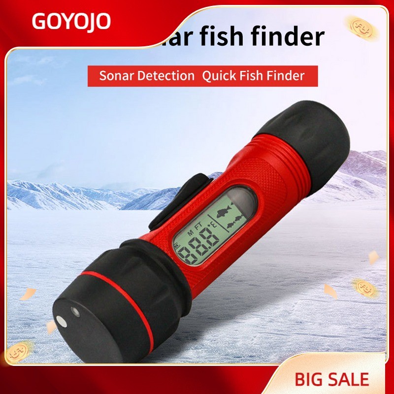 Ice Fishing Echo Sounder Fish Finder Wireless Depth Digital Handheld ...