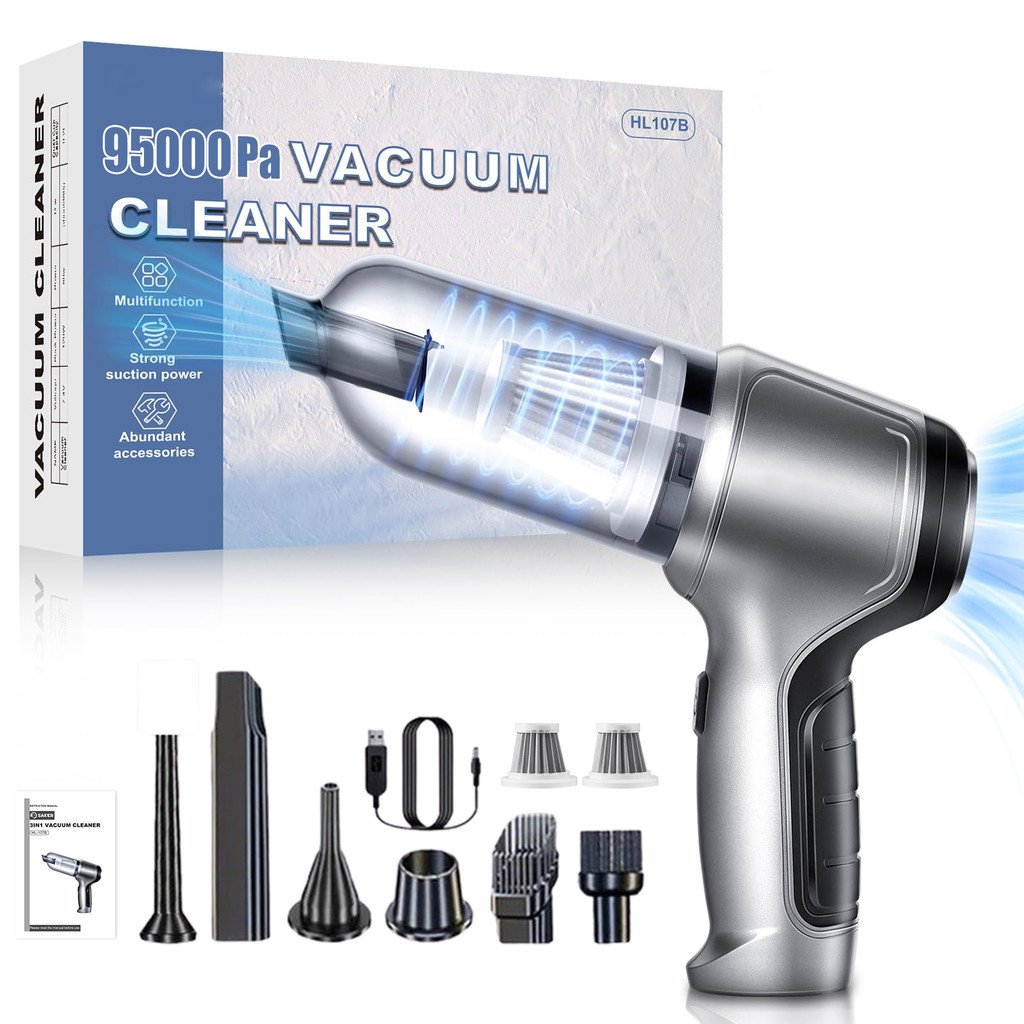 95000Pa Car Vacuum Cleaner Cordless German Brushless Powerful Vacuum ...