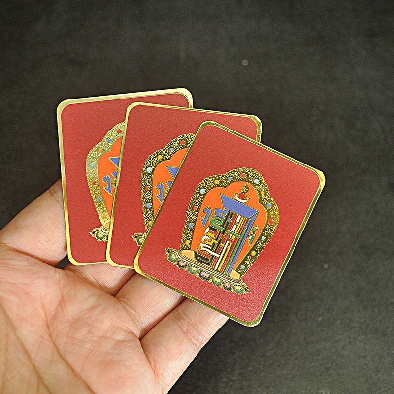 Ten Phases of Freedom Metal Buddha Card Copper Card Safe Body ...