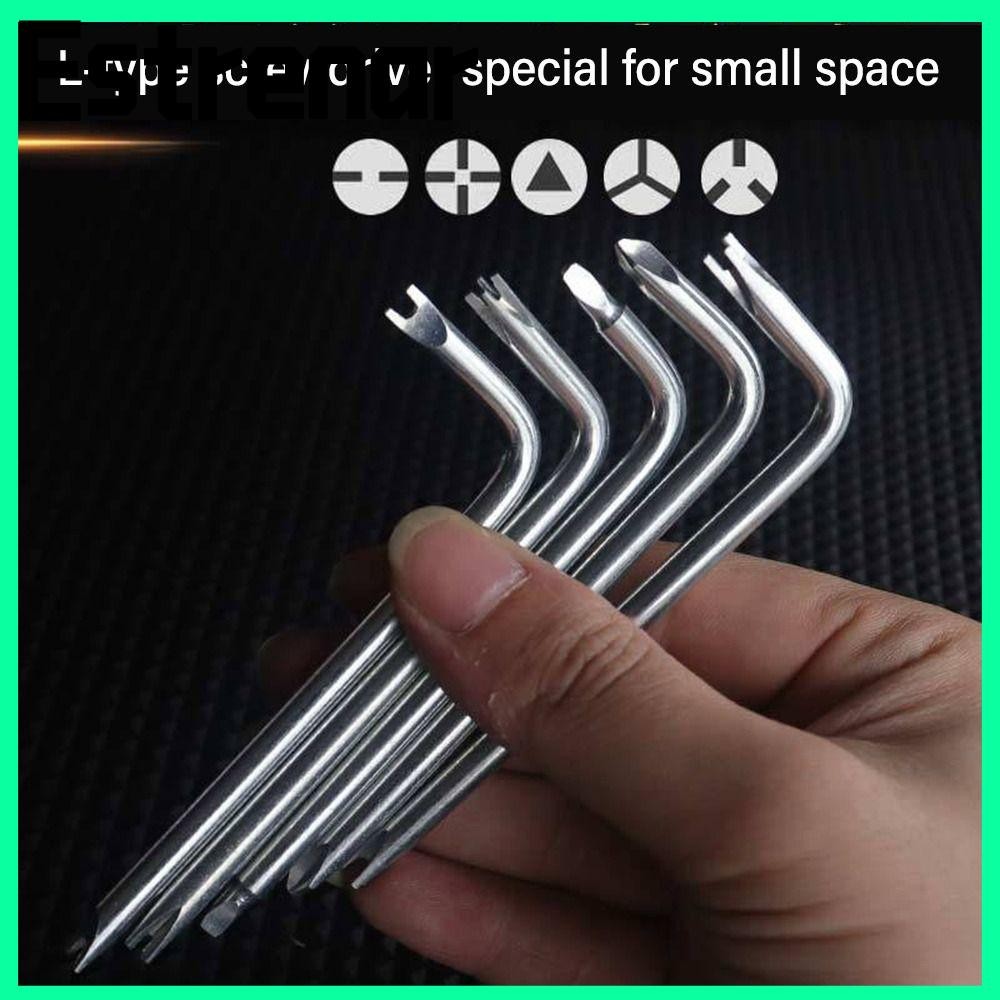 ESTRENAR Screwdriver, Right Angle Elbow Bend L-Shaped Wrench ...