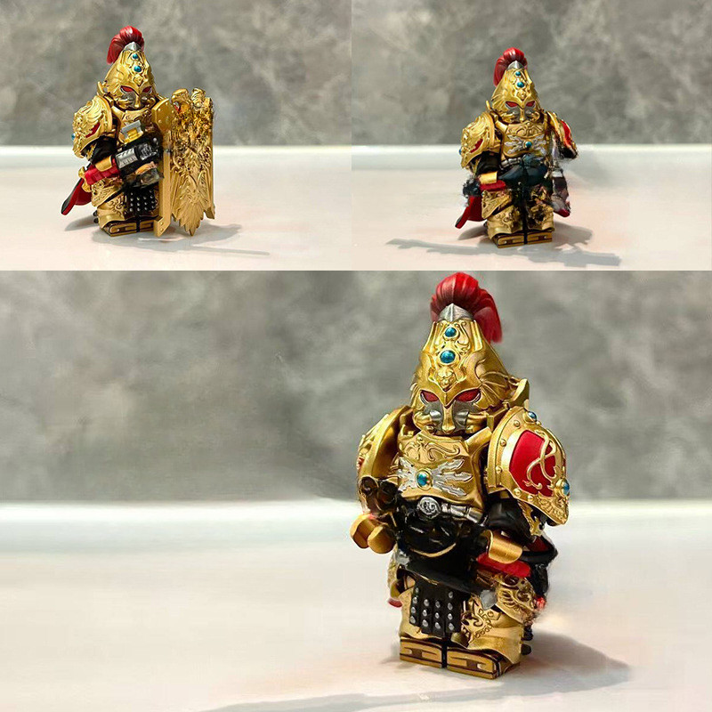 Warhammer Series Imperial Army Guardian Giant Axe Warrior Golden Knight ...