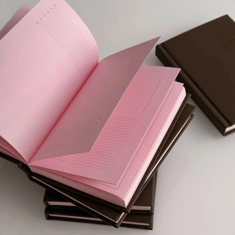 The Pink A6 Notebook Simple Niche Note-taking and Record-keeping ...