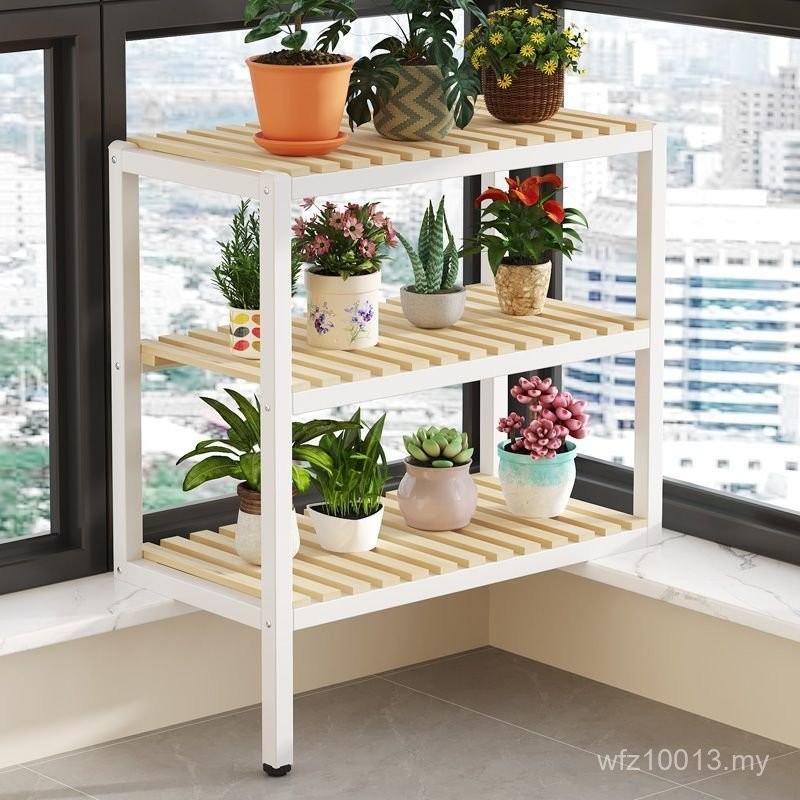 Iron Flower Shelf Countertop Living Room Widening Widening Floor ...