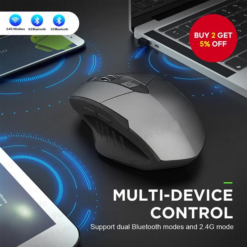 Wireless Mouse Rechargeable 2.4G F1S/A1 Office Mute Bluetooth Mouse ...