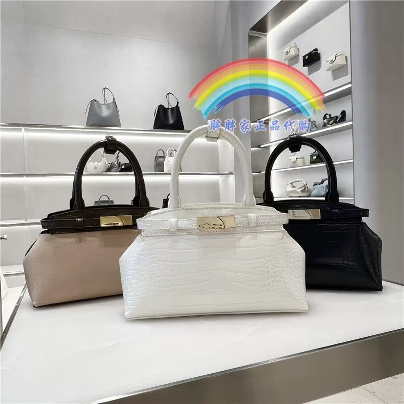 30782470-1 fashion crocodile pattern handhold Kelly bag lady | Shopee ...