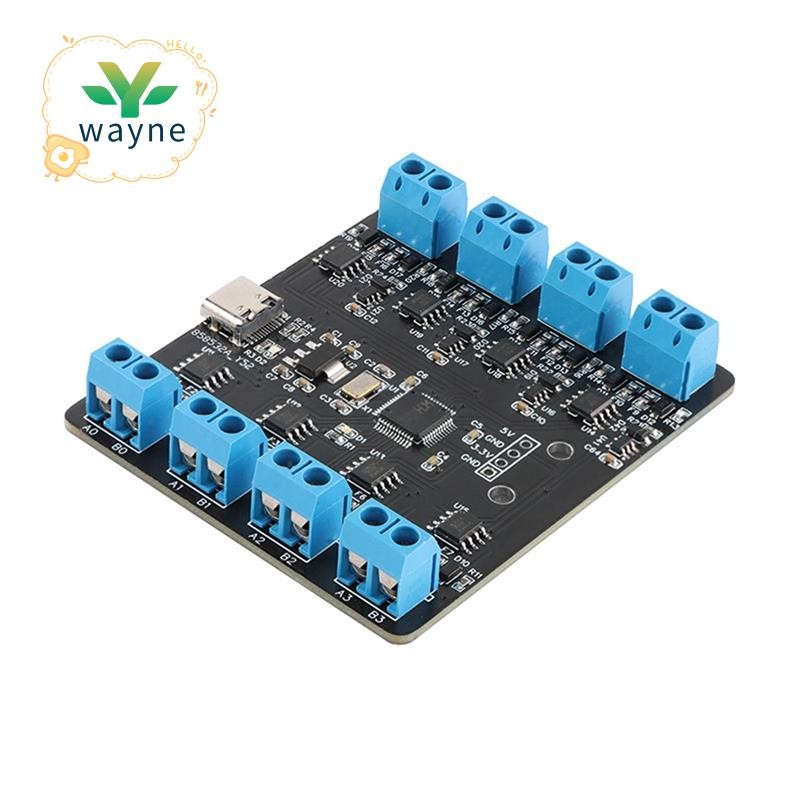 USB to 8 Channel RS485 Serial Board Type-C to 8 Way RS485 Serial Board ...