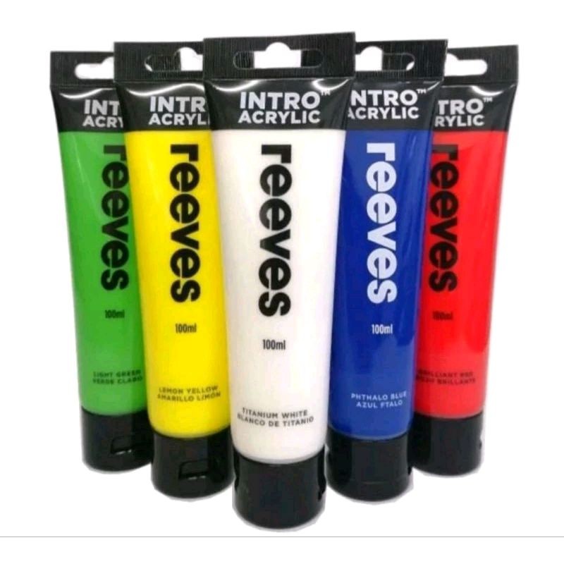 Reeves Intro Acrylic Paint 100ml Colour | Shopee Malaysia