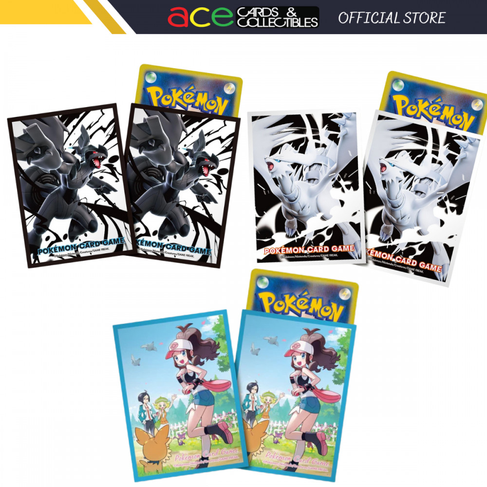 Pokemon TCG Official Card Sleeves "Zekrom / Reshiram / Hilda" | Shopee ...