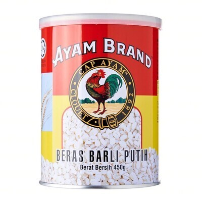 AYAM BRAND Barli Tin / WHITE PEARL BARLEY 雄鸡牌白薏米 450g | Shopee Malaysia