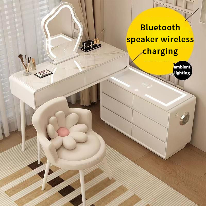 Smart Dressing Table with Bluetooth Music Playback and Wireless Phone ...