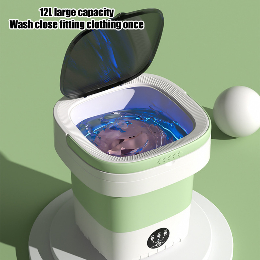 Portable Washing Machine, 12l Upgraded Mini Washing Machine With Spin ...