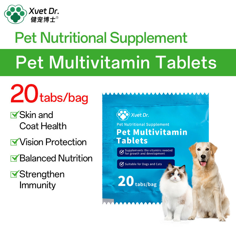 Xvet Dr Pet Supplement Vitamin For Cats & Dogs Multivitamin kucing ...