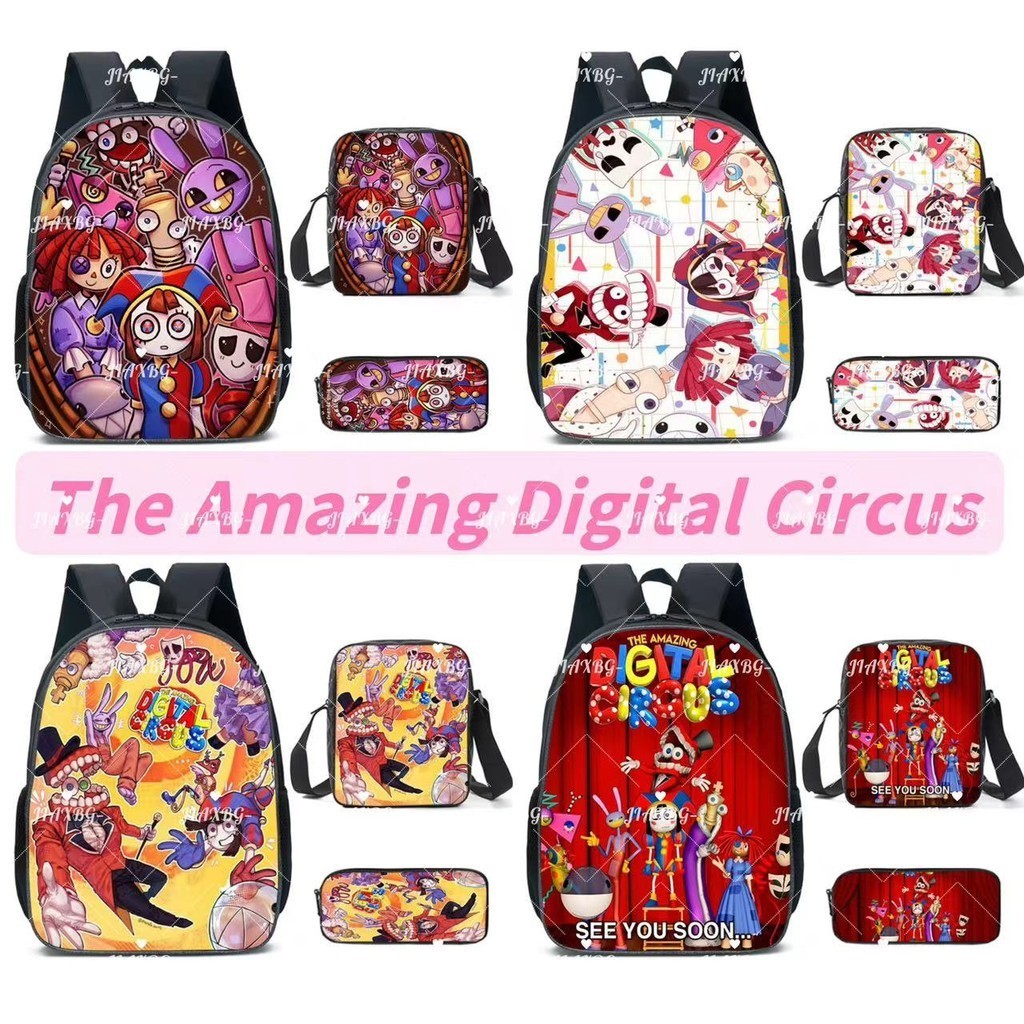 The Amazing Digital Circus Primary School Backpack Children's Backpack ...
