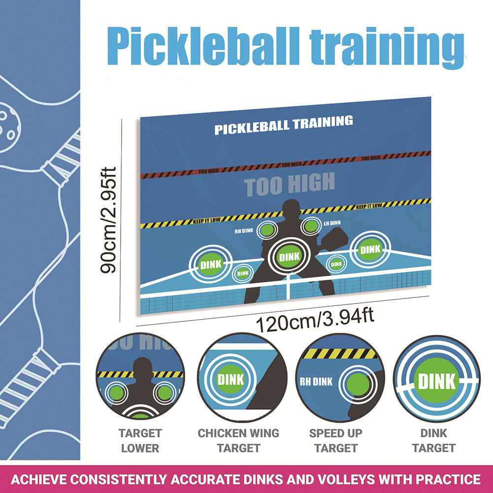 [Deceble.my] Pickleball Dink Pad Pickleball Training Poster Mat for ...