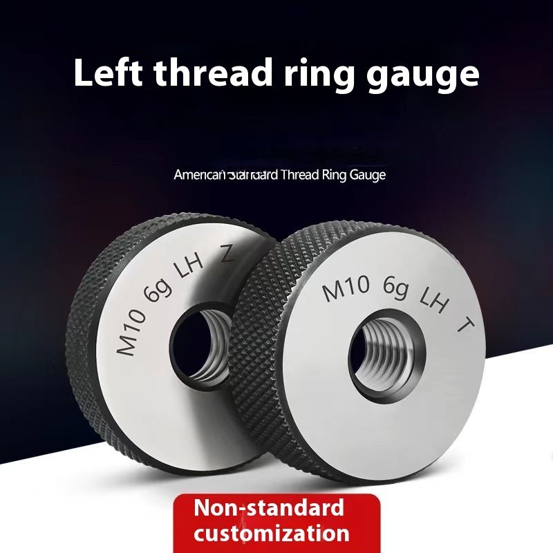 Left tooth 6g metric thread ring gauge/external thread go/no go gauge/external thread gauge ...