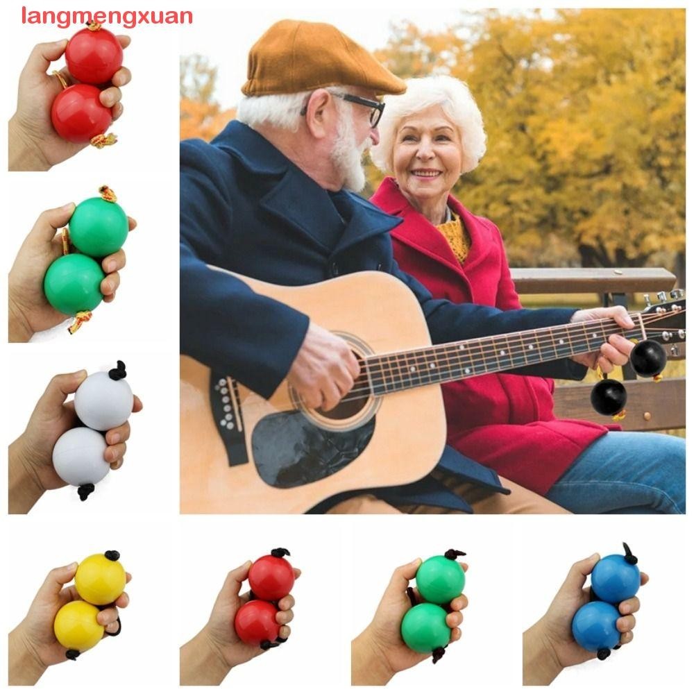 LANGMENGXUAN Rhythmic Sand Balls, Hand Rhythm Double Ball Hand Rhythm ...