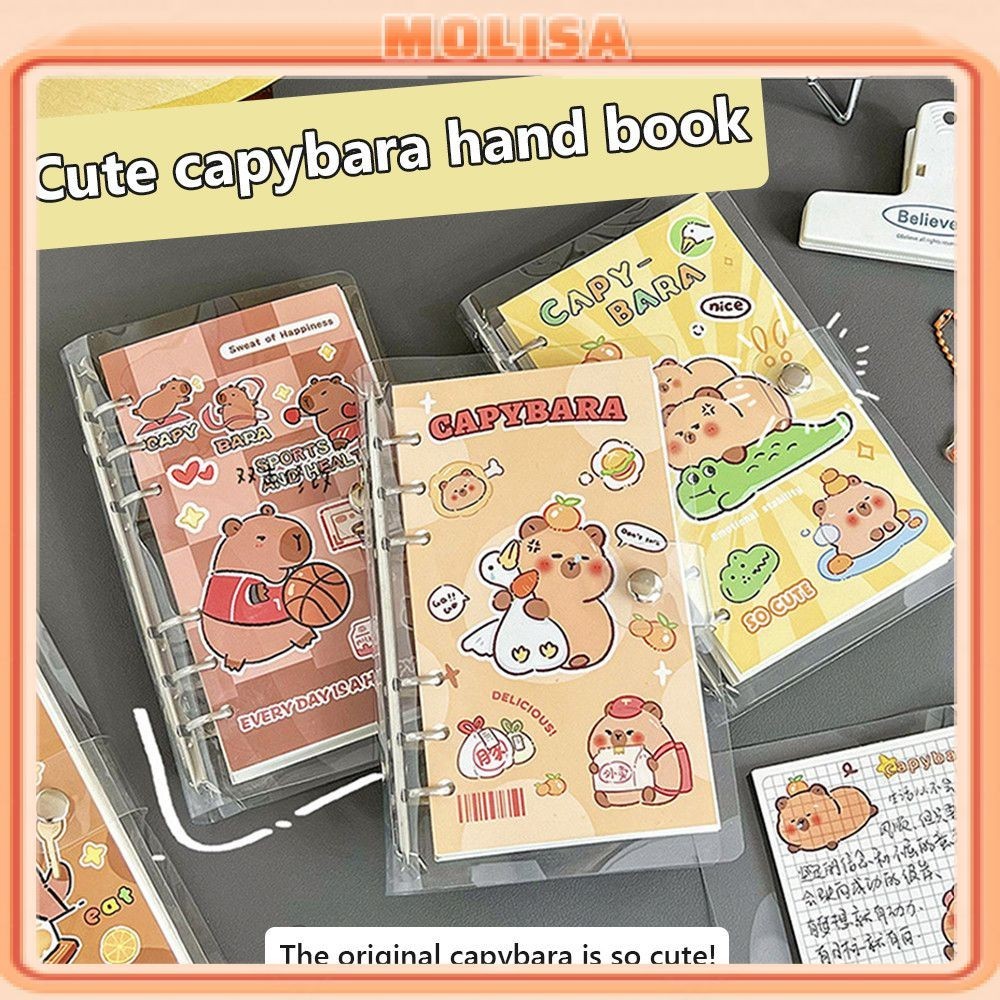 Capybara Student Notebook Handbook Cute Loose-leaf Student Notebook ... Capybara Student Notebook Handbook Cute Loose-leaf Student Notebook ...
