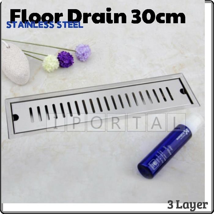 SUS304 Long Floor Drain Anti Odour Stainless Steel | Shopee Malaysia