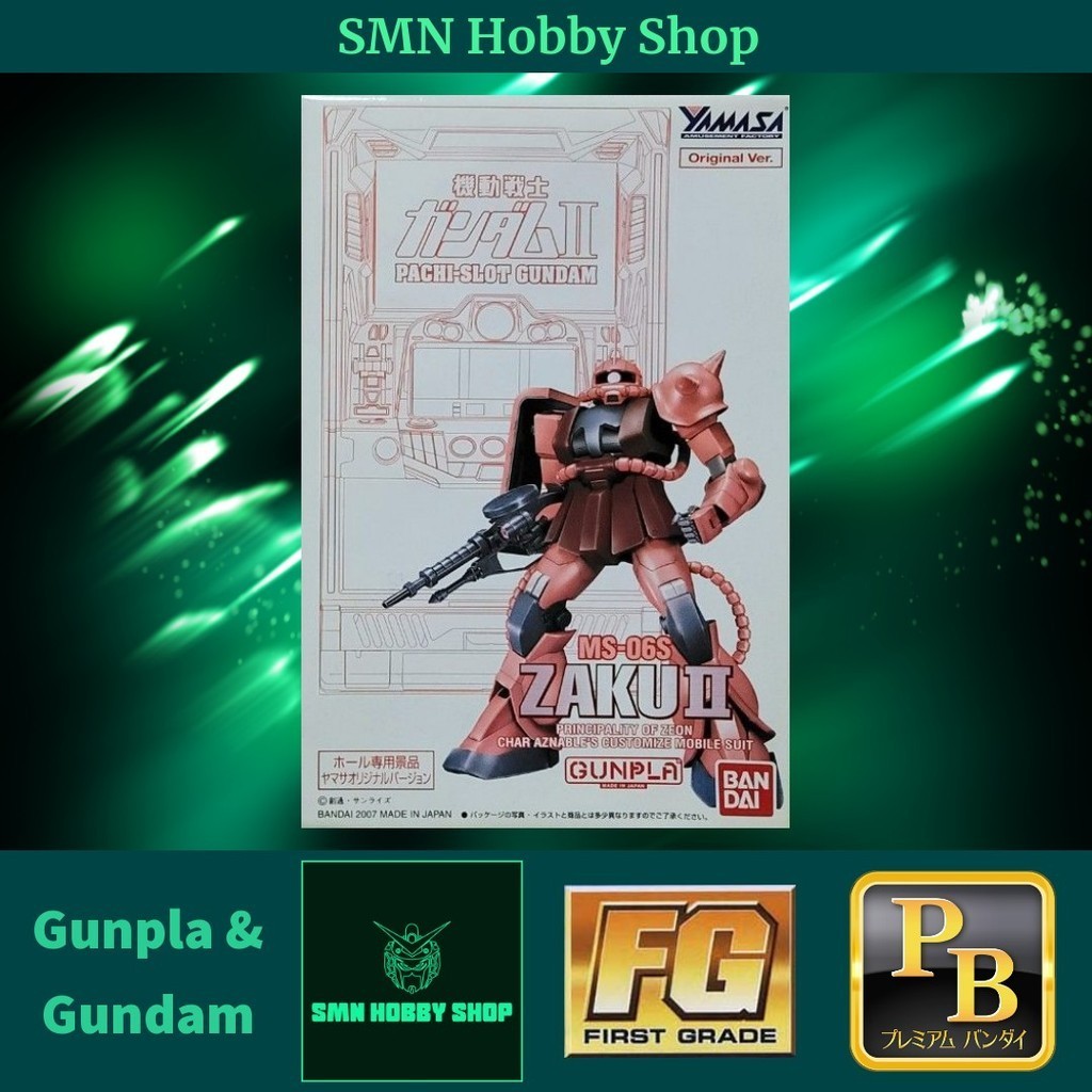 FG 1/144 MS-06S Zaku II Char Aznable Pachi-Slot Yamasa Gunpla Gundam ...