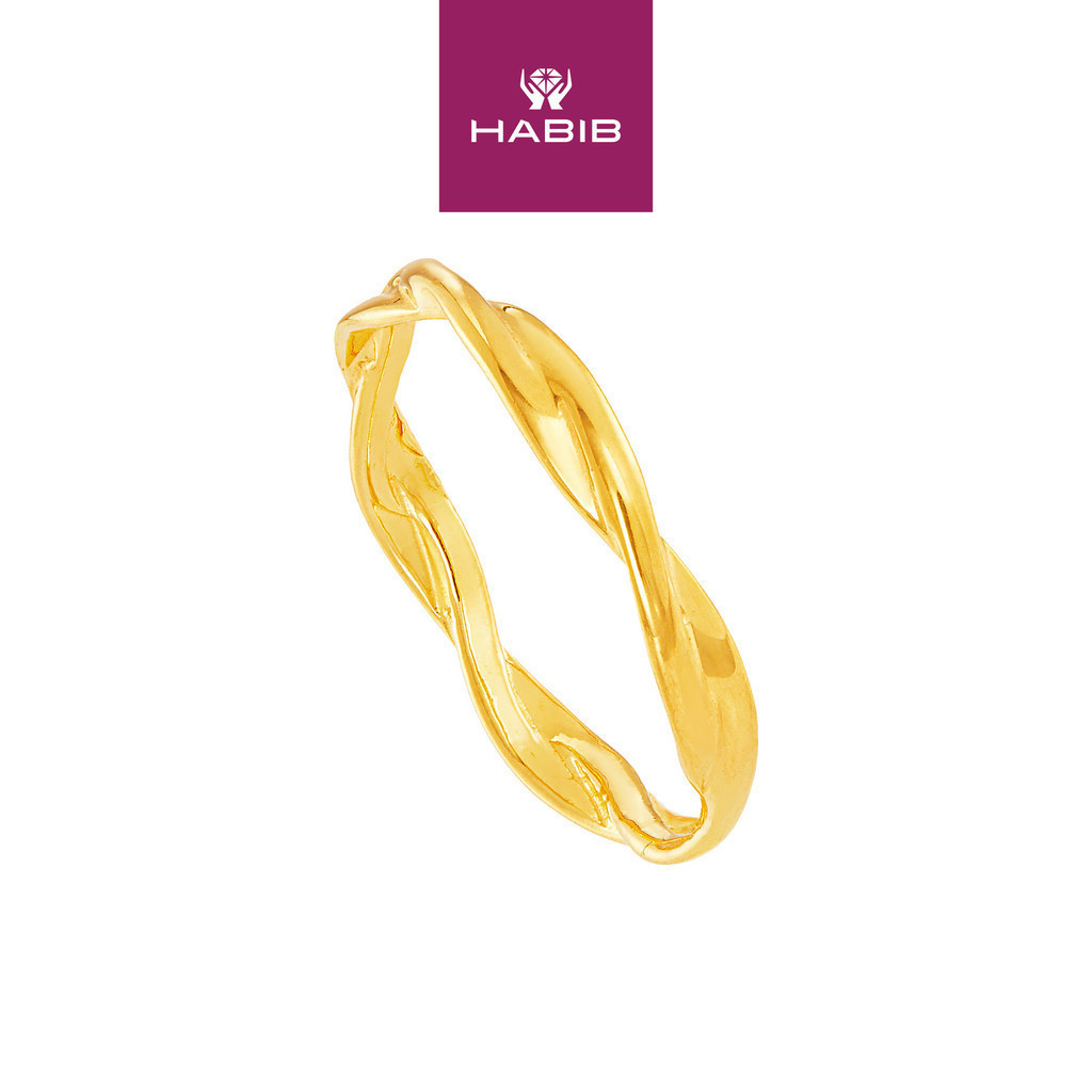 HABIB 916/22K Yellow Gold Ring DR-4430624 | Shopee Malaysia