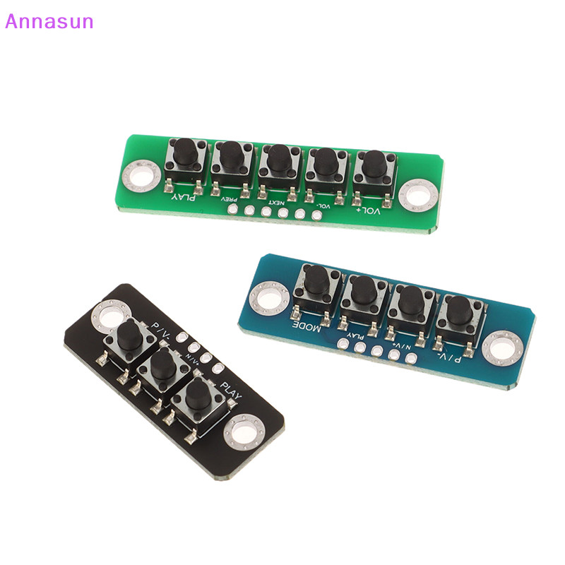 Annasun 3/4/5 Bit Independent Button Module MCU External Button Module Micro Switch Button Board ...