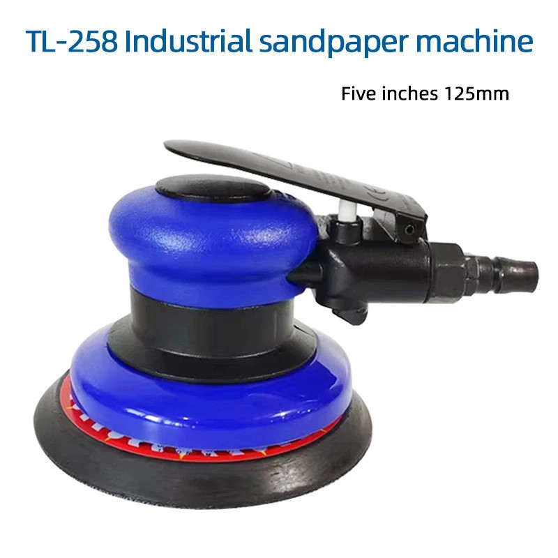 5-Inch Pneumatic Sander Hand-Held Dry Grinder Sandpaper Machine Air ...