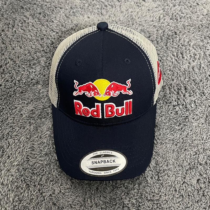 Hat red bull Breathable Flat Brim Men's Baseball Cap | Shopee Malaysia