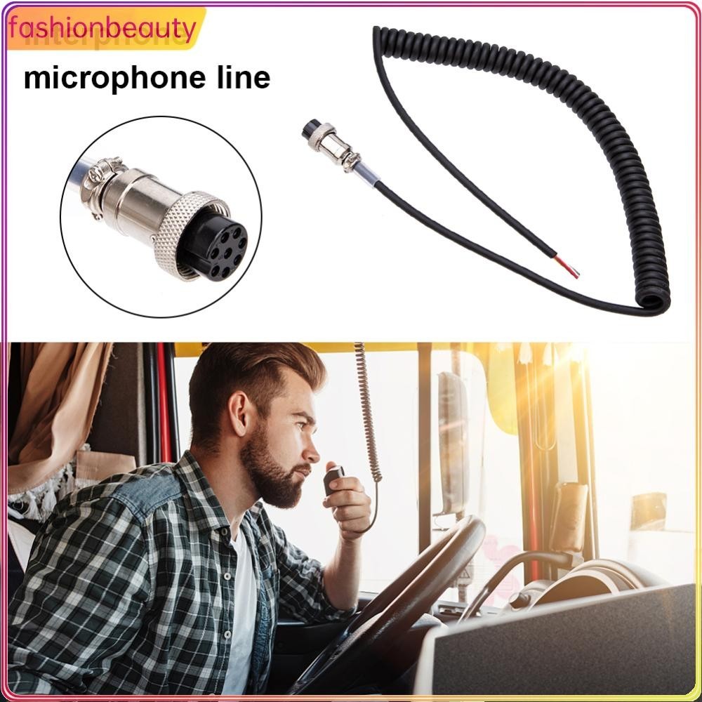 8 Pin Microphone Extension Cable Replacement Round Plug Handheld ...