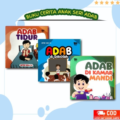 Islamic Picture Children's Story Book Adab Series/3-Year-Old Bilingual ...