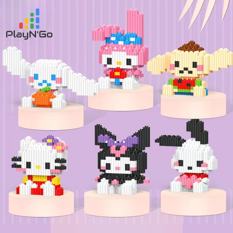 Original bricks Nano Blocks Sanrio Mini 3D, Stacking Block Toys, DIY ...