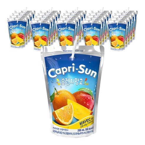 Nongshim Capri Sun Orange Mango, 200ml, 20 pieces | Shopee Malaysia