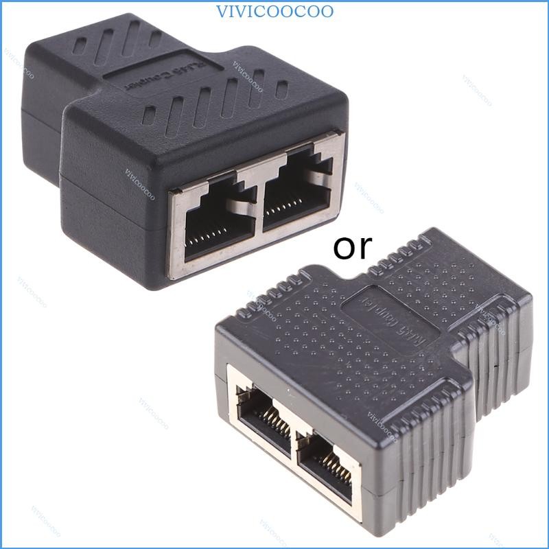 VIVI RJ45 Splitter Connectors Adapter RJ45 Coupler Extender Female 1 to ...