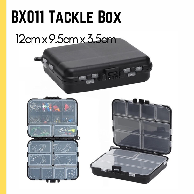 【KTE】 12cm Tackle Lure Box Fishing Box Bekas Aksesori Memancing Kotak ...