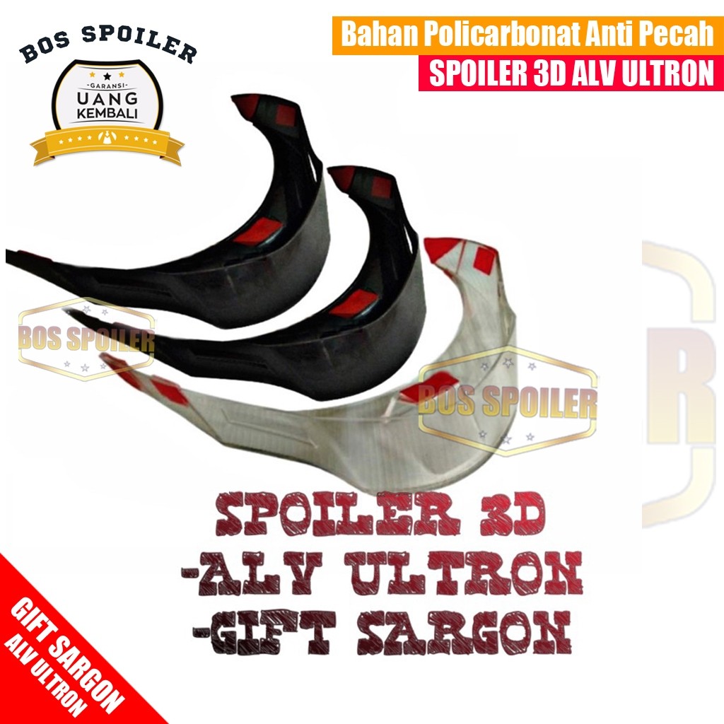 Spoiler 3D ALV ULTRON GIFT SARGON NJS KAIROZ And Precision | Shopee ...