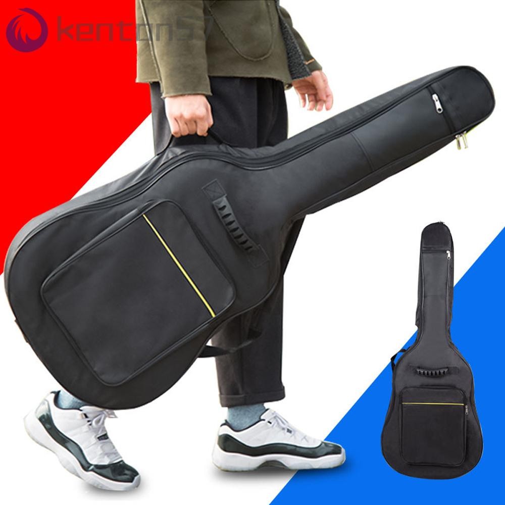 KENTON Guitar Bag Black High Quality Guitar Case 41" Acoustic Guitar ...