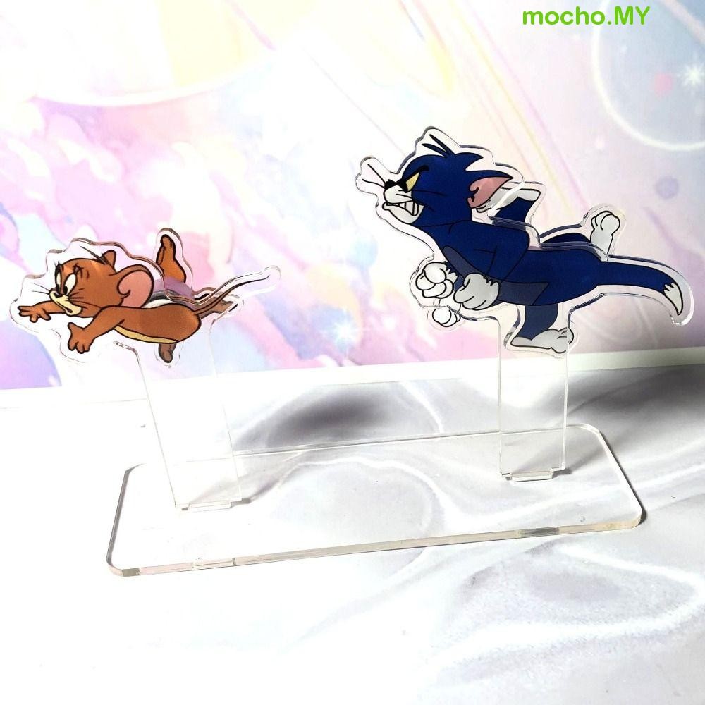 MOCHO Tom and Jerry Stand Model Plate, Acrylic Cartoon Acrylic Tom ...