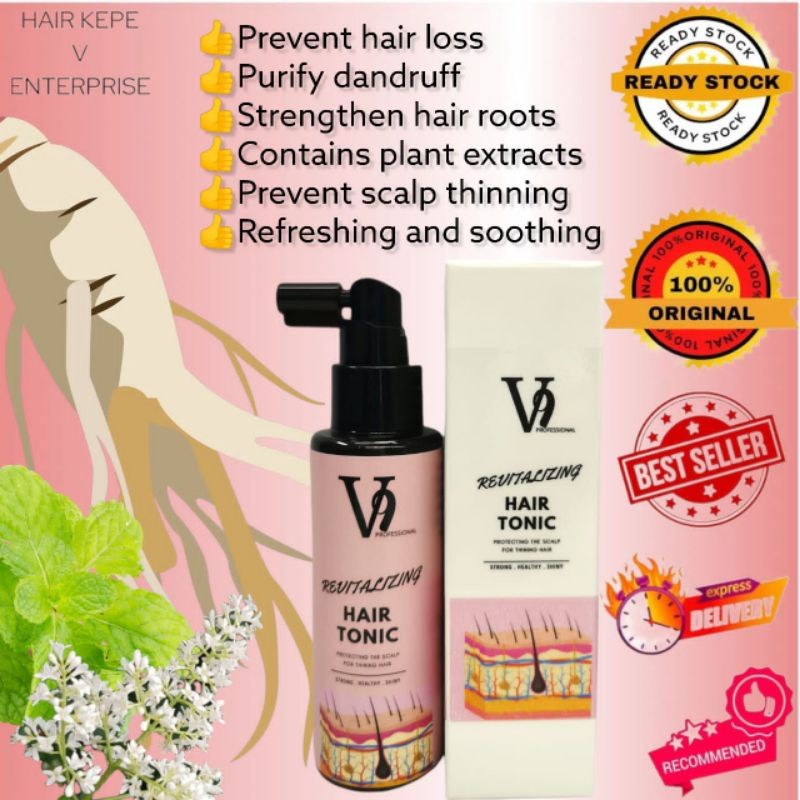 V9 Revitalzing Hair Tonic 135ml (100% Authentic Product Hair Salon ...