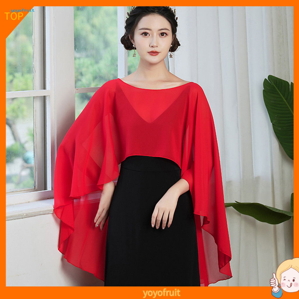 YOF Multi-functional Bridal Accessory Women Charming Shawl Elegant ...
