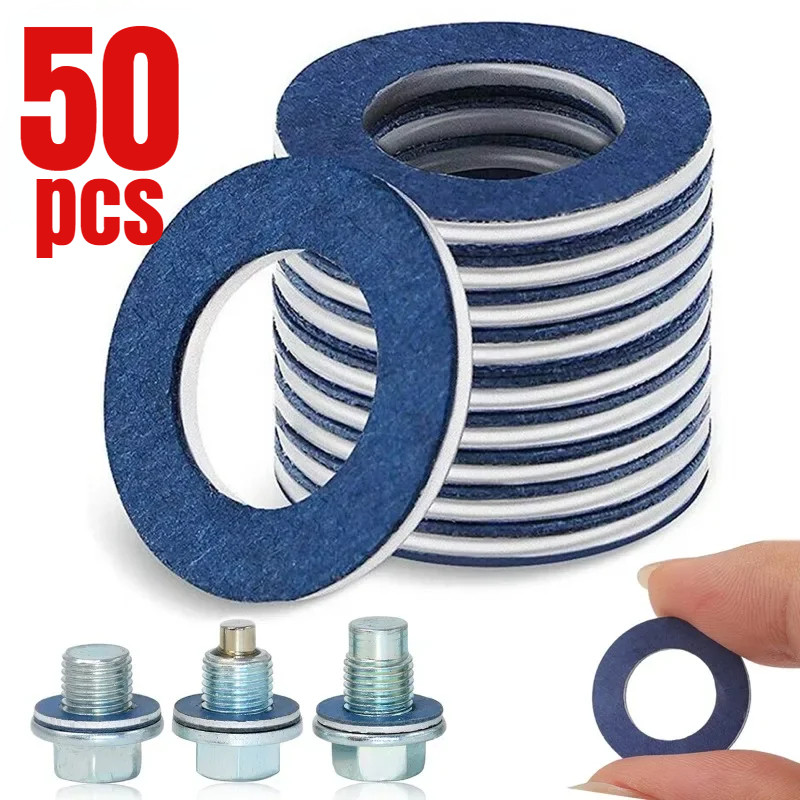 50Pcs Universal Toyota Car Replaces OEM Oil Drain Plug Gasket / Engine ...